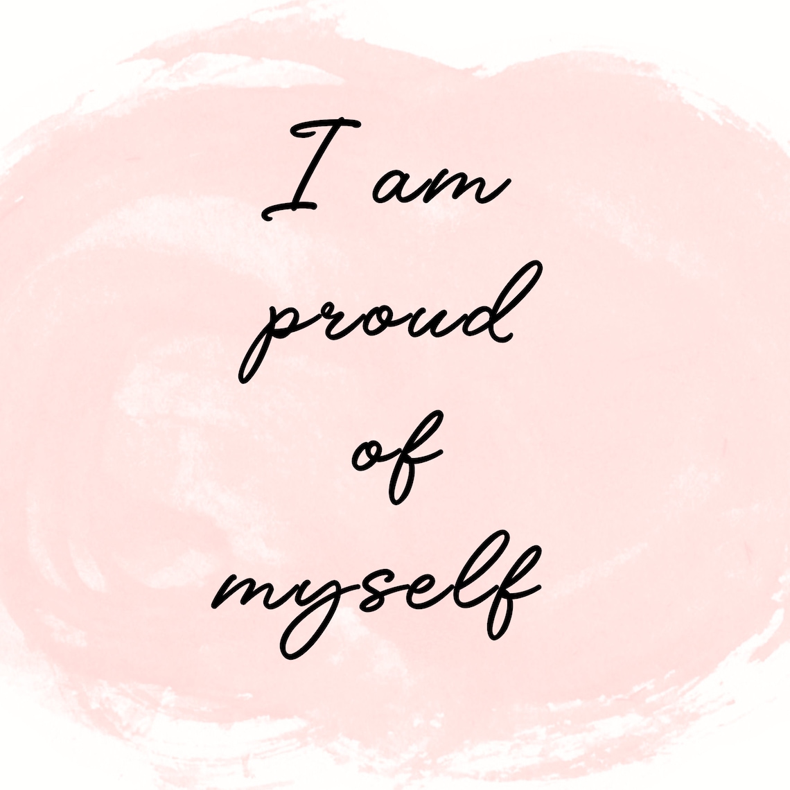 Positive Affirmation Cards, Watercolour Affirmations, Confidence ...