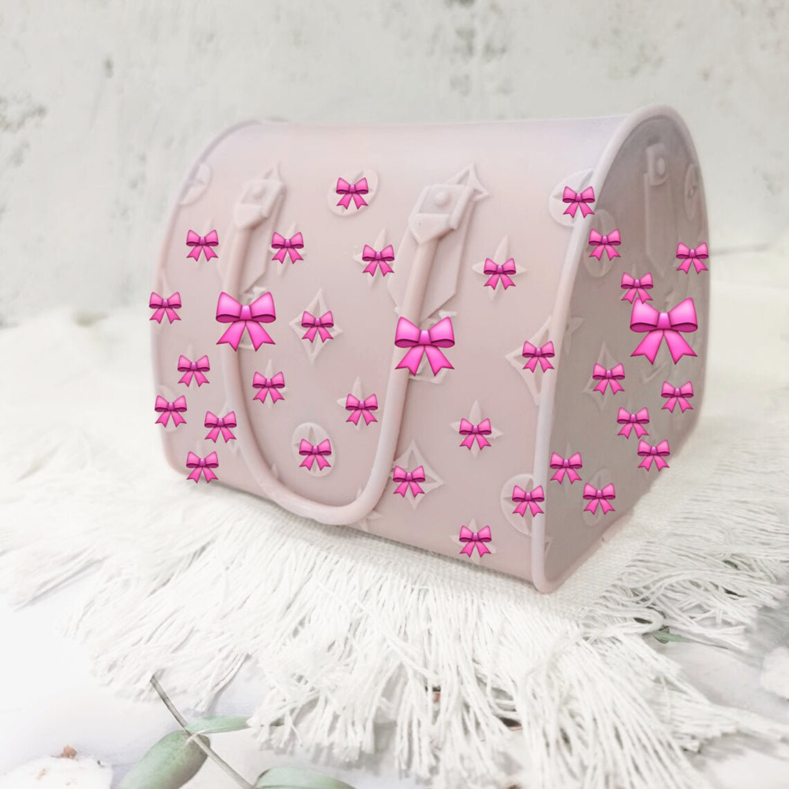 D73 DIY Fashion Woman Handbag Candle Mold Logo Bag Soap Mould Girls ...