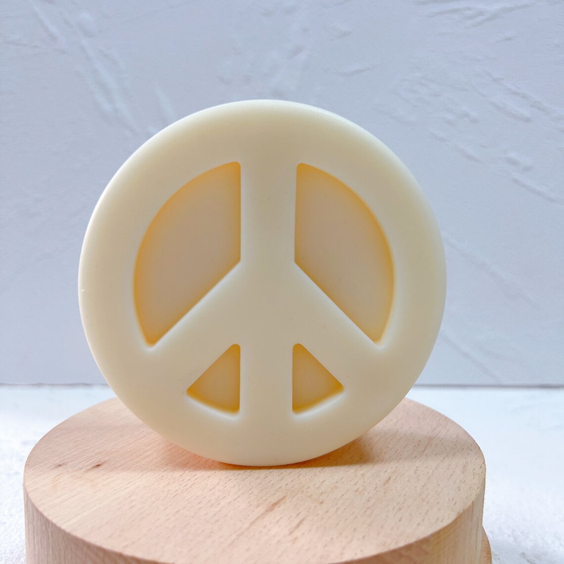 DIY Circle Peace Sign Candle Mold Round Peace Symbol Soy Wax Candles ...