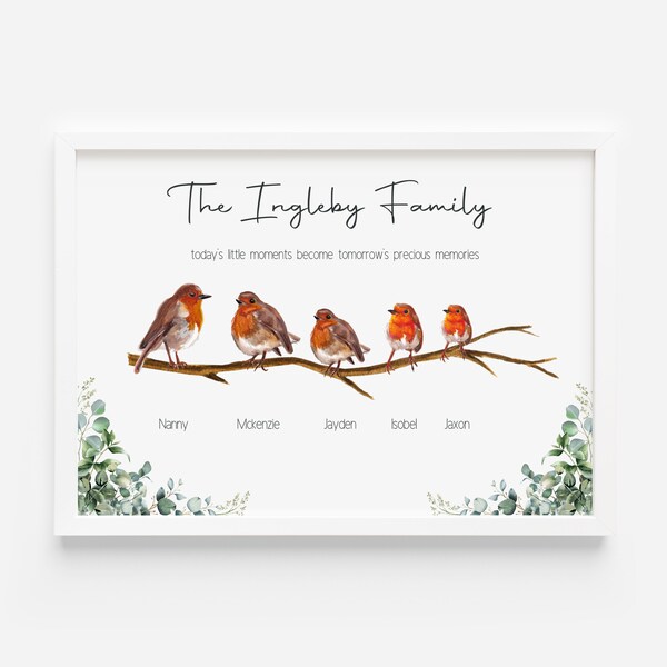 Robin Photo Frame - Etsy UK