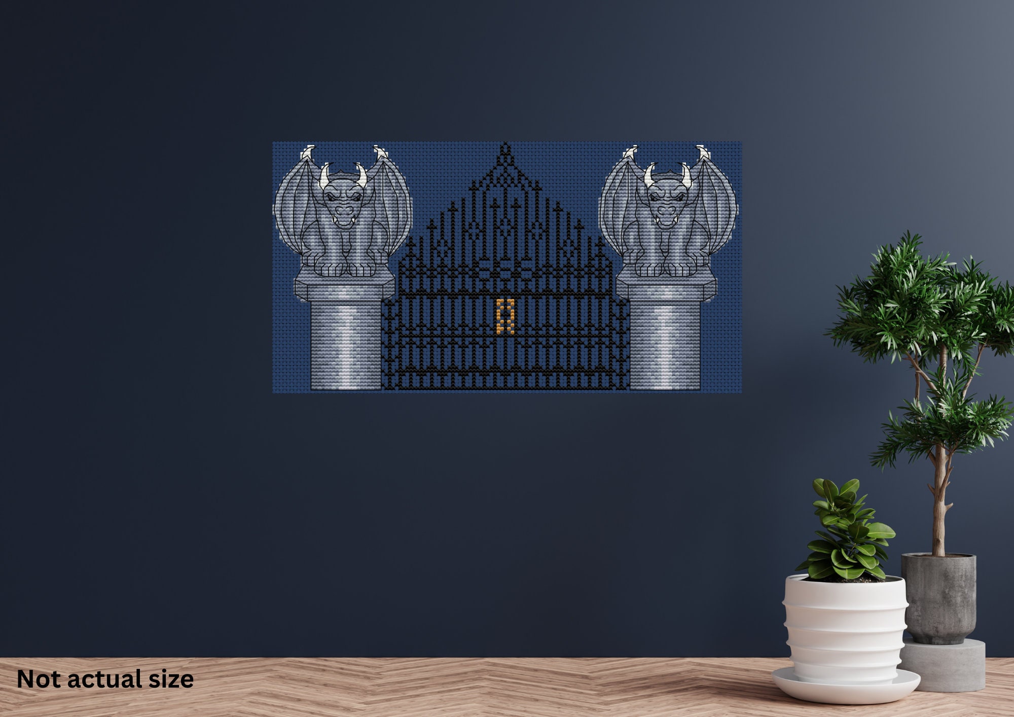 Gargoyle Cross Stitch Pattern, Cross Stitch PDF Pattern, Digital Cross ...