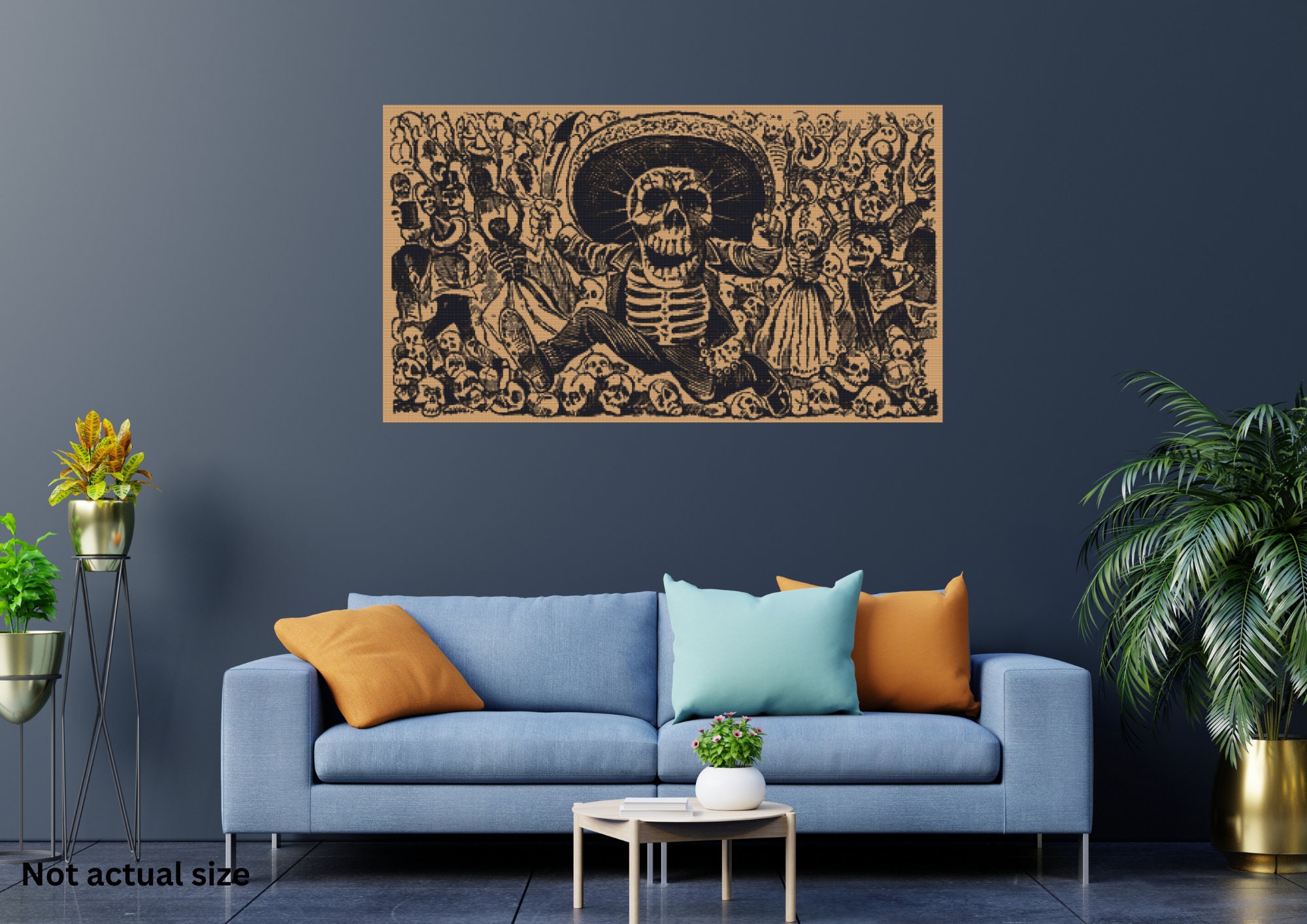 Posada Cross Stitch Pattern Mexican Art Cross Stitch PDF - Etsy