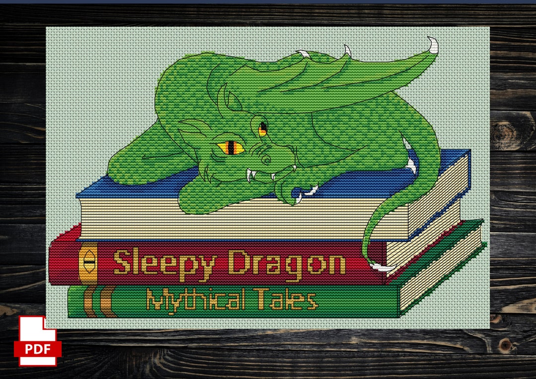 Dragon Cross Stitch Pattern, Cross Stitch PDF Pattern, Digital Cross ...