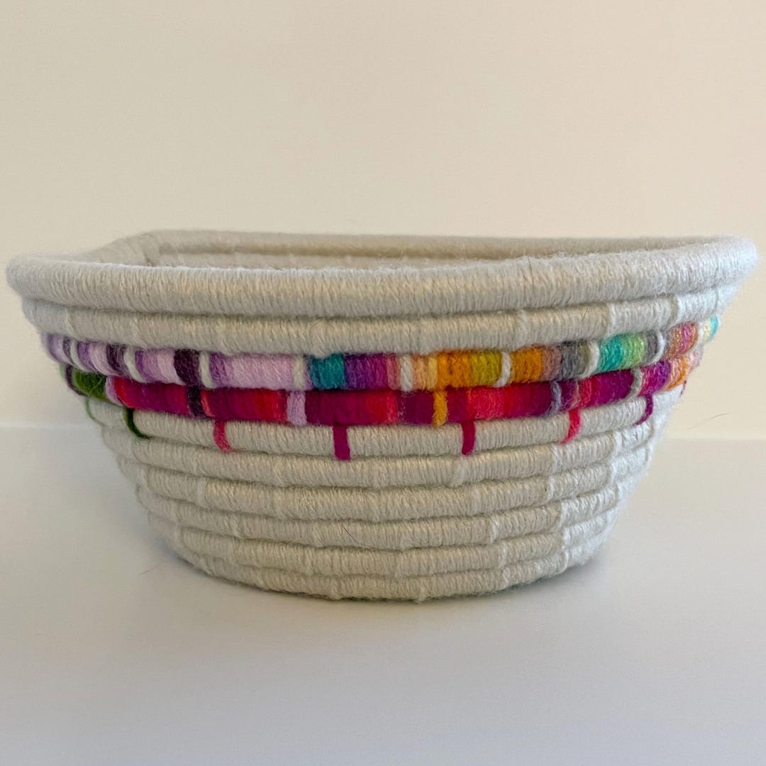Beige Basket Boho Baskets Decor Decorative Gift Basket Decor Home Boho ...