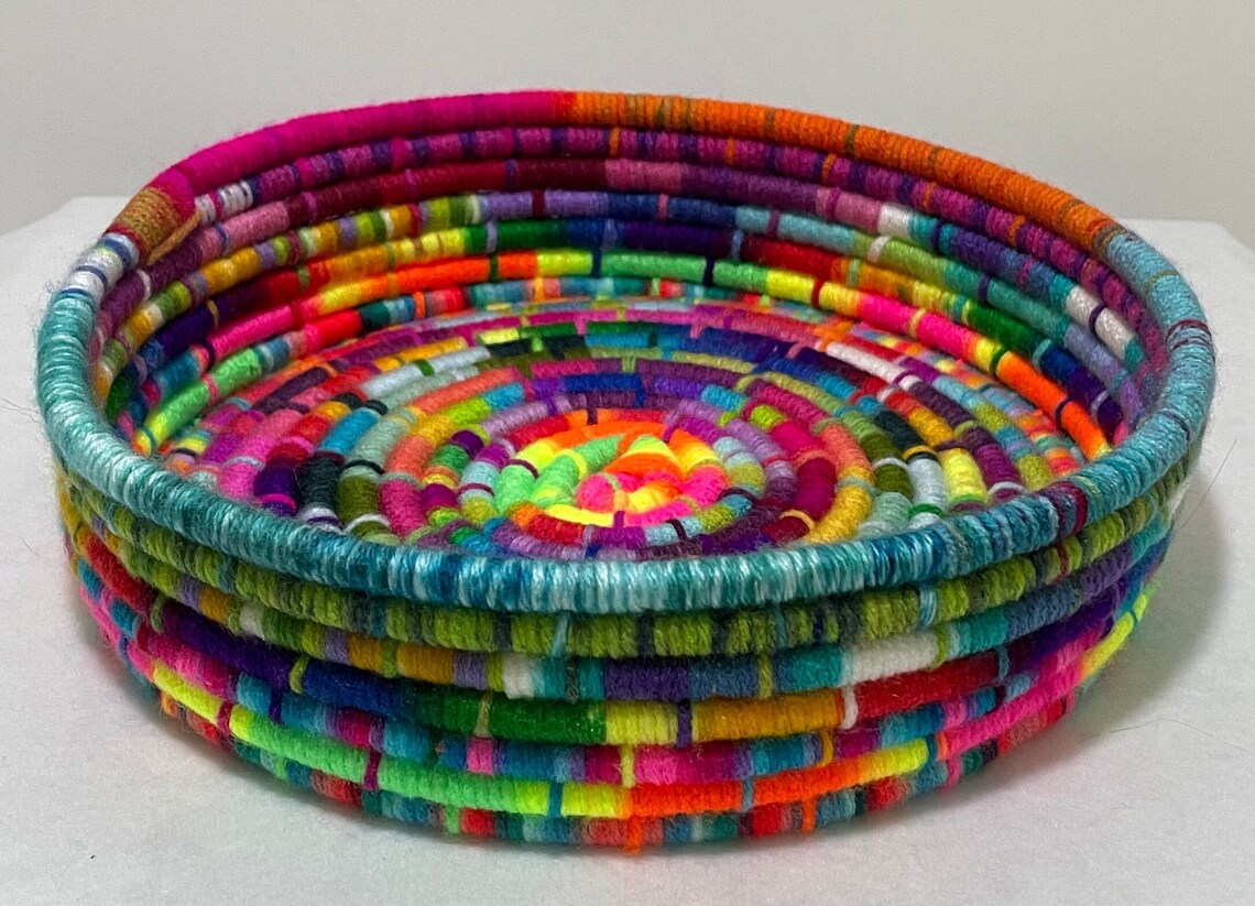 Rope Basket Bohemian Style Handmade Home Decor Boho Home Deco ...