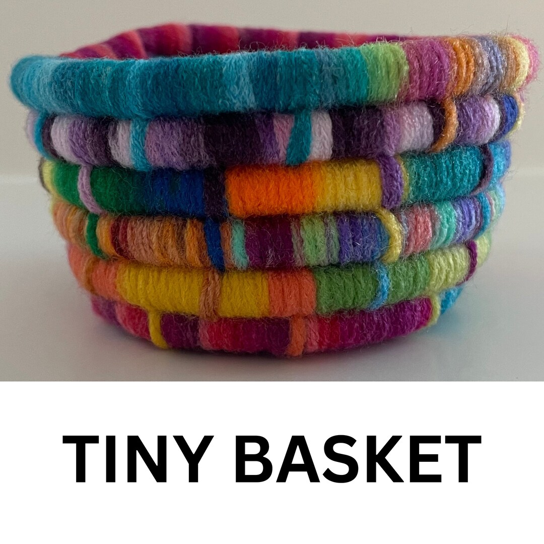 Mini Baskets | Tiny Baskets | Little Baskets | Very Small Basket | Small Woven Baskets for Shelf ...