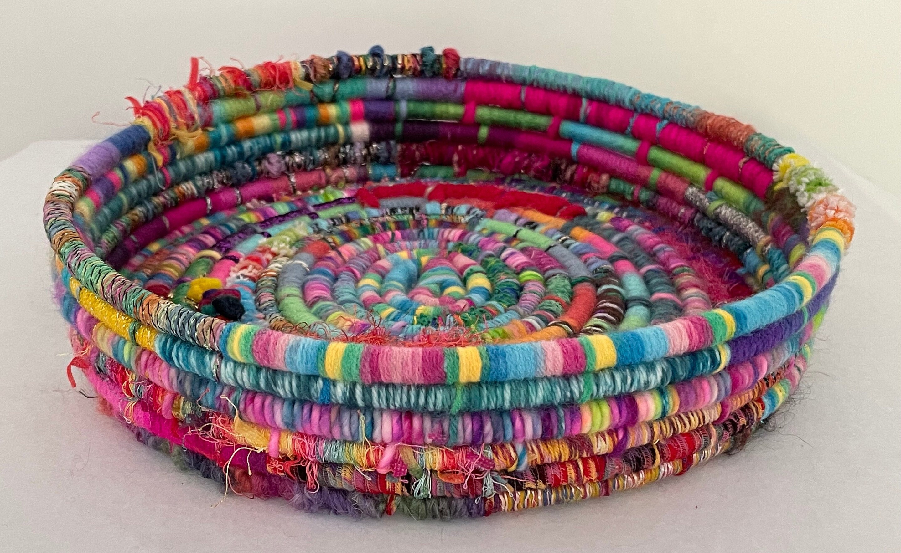 Wild Bohemian Rope Basket Unique Rope Basket Bowl Unique Gift Idea ...