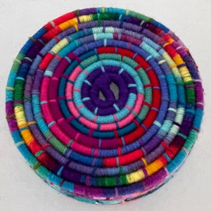 Colorful Home Decor Basket | Handmade Rope Basket | Housewarming Gift ...
