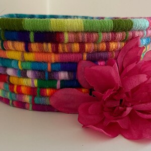 Handcrafted Baskets | Colorful Table Decorations | Kitchen Table Decor ...