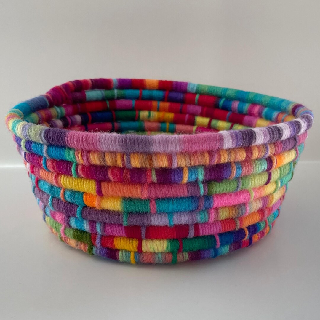 Colorful Basket | Decorative Gift Basket | Home Decor Baskets | Boho ...