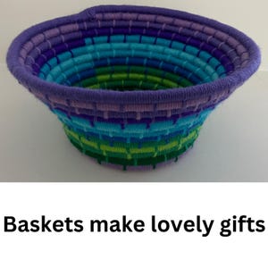 Decorative Gift Baskets | Handwoven Basket | Unusual Baskets | Entryway ...