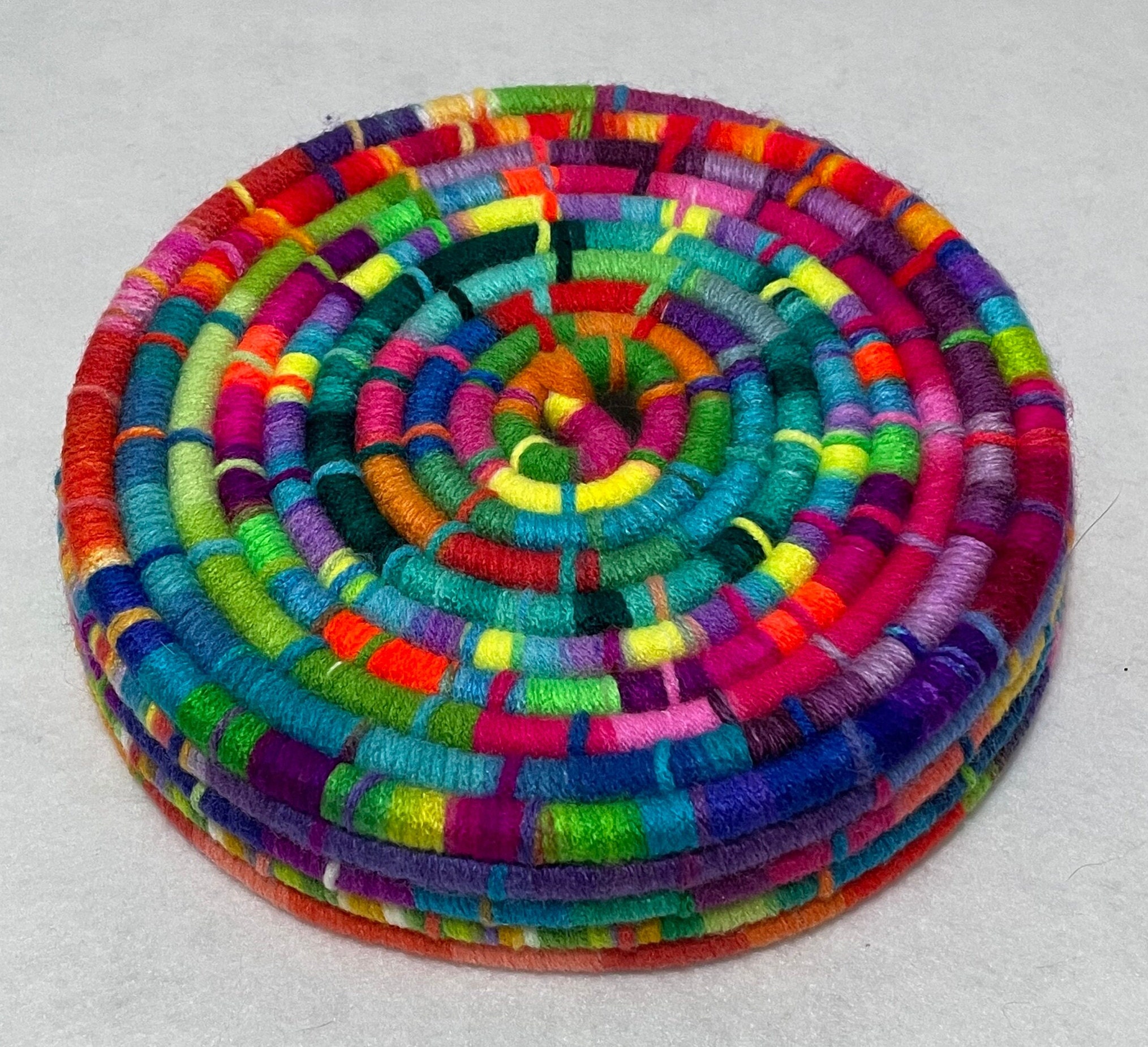 Small Rope Basket Rainbow Basket Small Tray Basket Rope Basket Rainbow ...