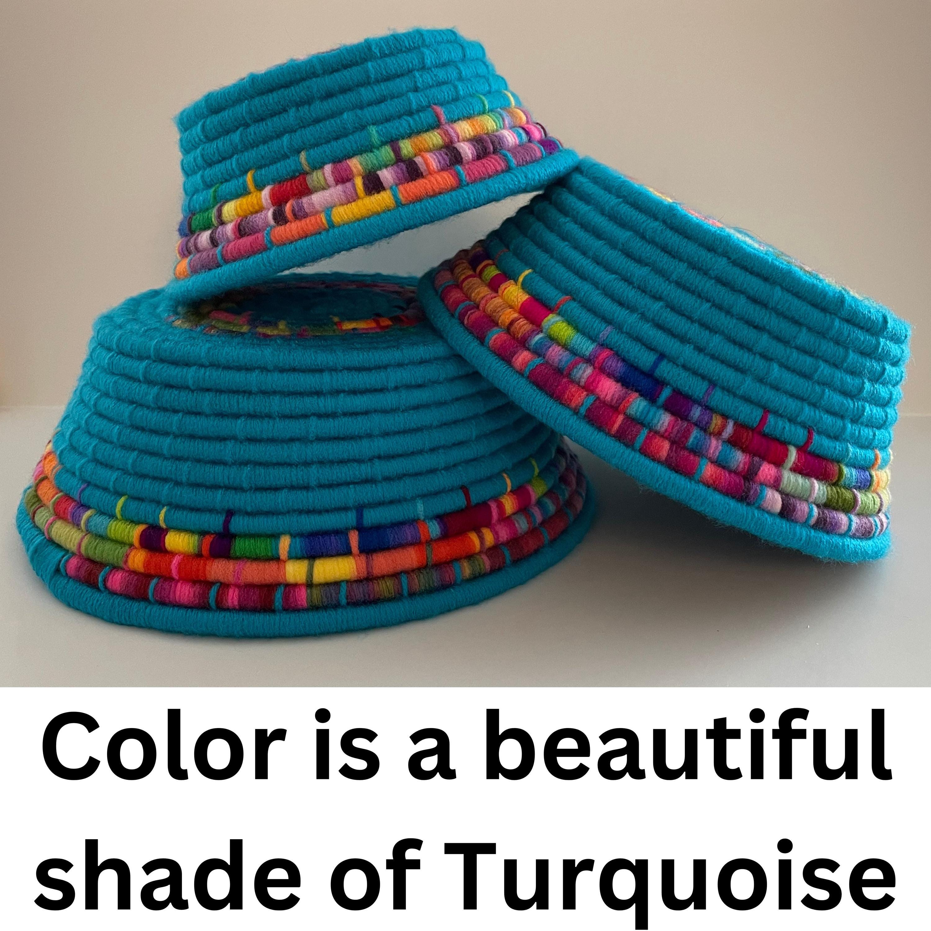 Basket Set | Turquoise Baskets | Blue Baskets | Blue Basket Set ...