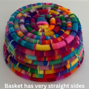 Small Eclectic Basket | Small Basket | Funky Basket | Very Small Basket ...
