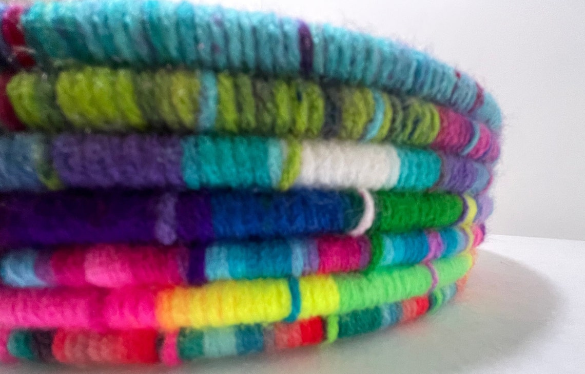 Rope Basket Bohemian Style Handmade Home Decor Boho Home Deco ...