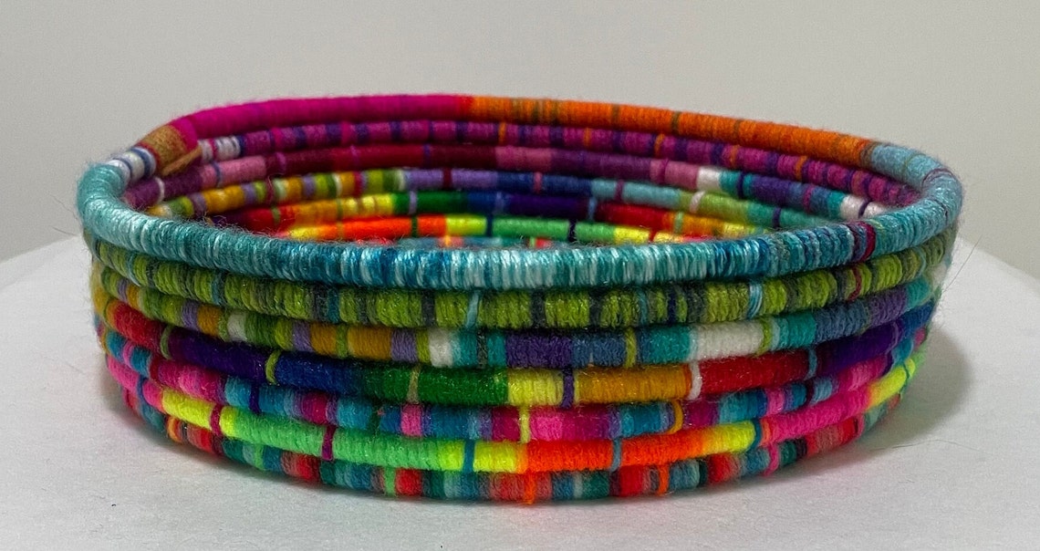 Rope Basket Bohemian Style Handmade Home Decor Boho Home Deco ...