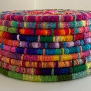 Handcrafted Baskets | Colorful Table Decorations | Kitchen Table Decor ...