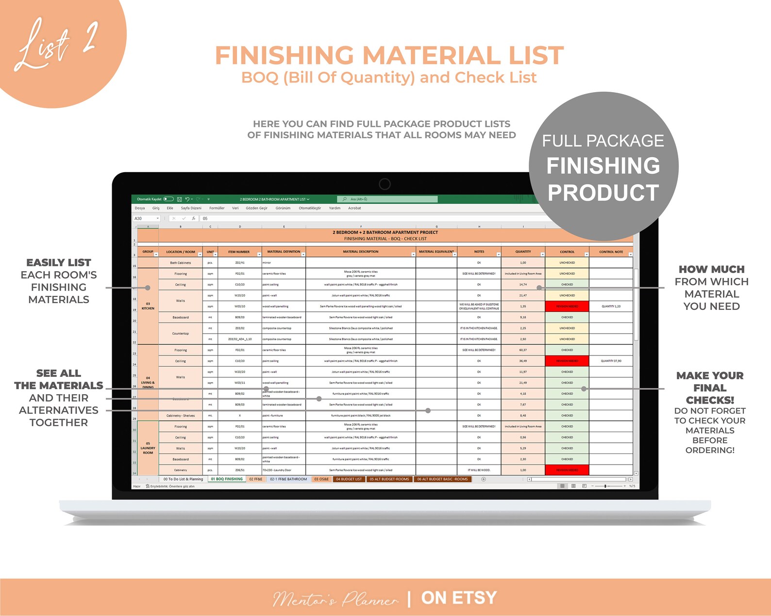 Home Renovation Template: 8 Essential Lists for Successful Renovations ...