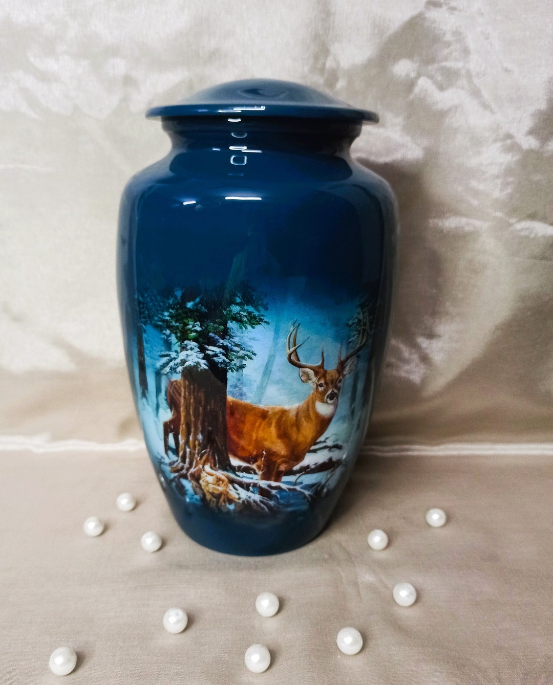 Deer Urn, Majestic Forest Deer Urn, Cremation Urn ,urns for Human Ashes ...