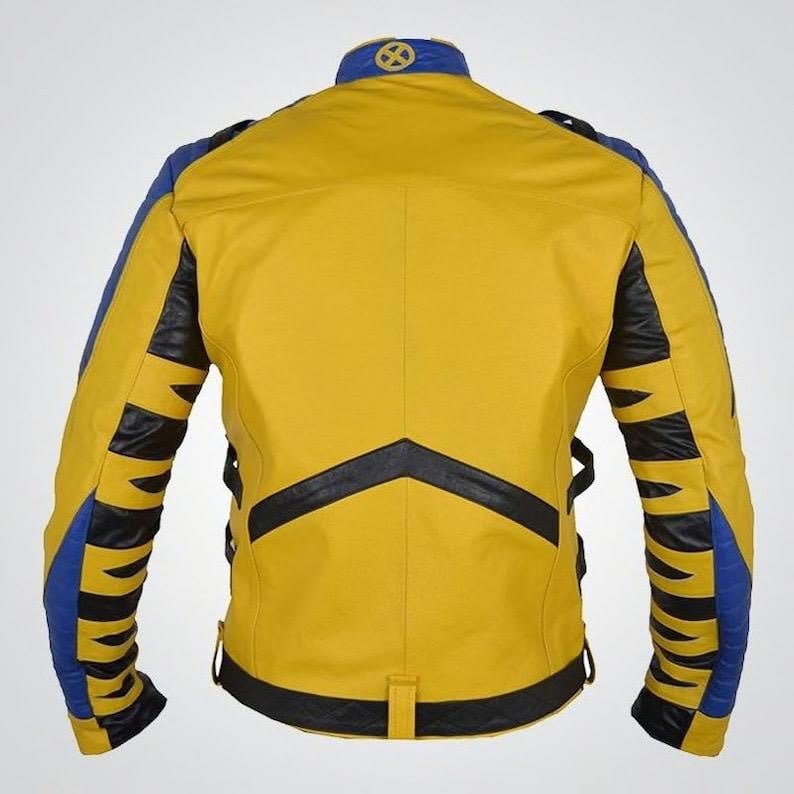 X-men Leather Jacket Mens Halloween Comic Style Handmade - Etsy