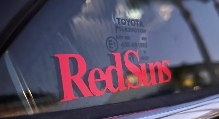 Akagi Red Suns Decal S, M and L Sizes - Etsy