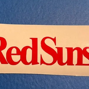 Akagi Red Suns Decal (S, M and L Sizes) - Etsy