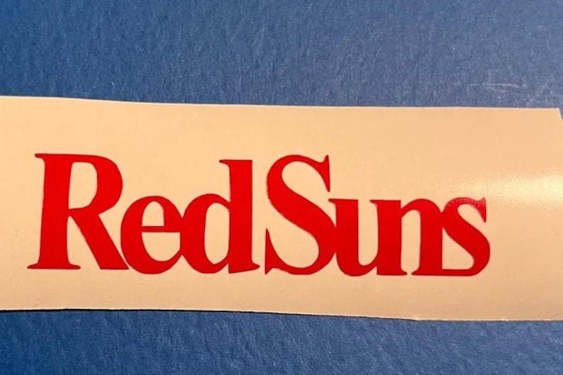 Akagi Red Suns Decal S, M and L Sizes - Etsy