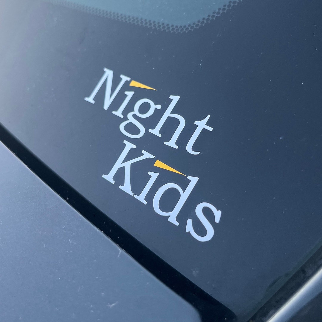Night Kids Decal (S, M & L Sizes) - Etsy