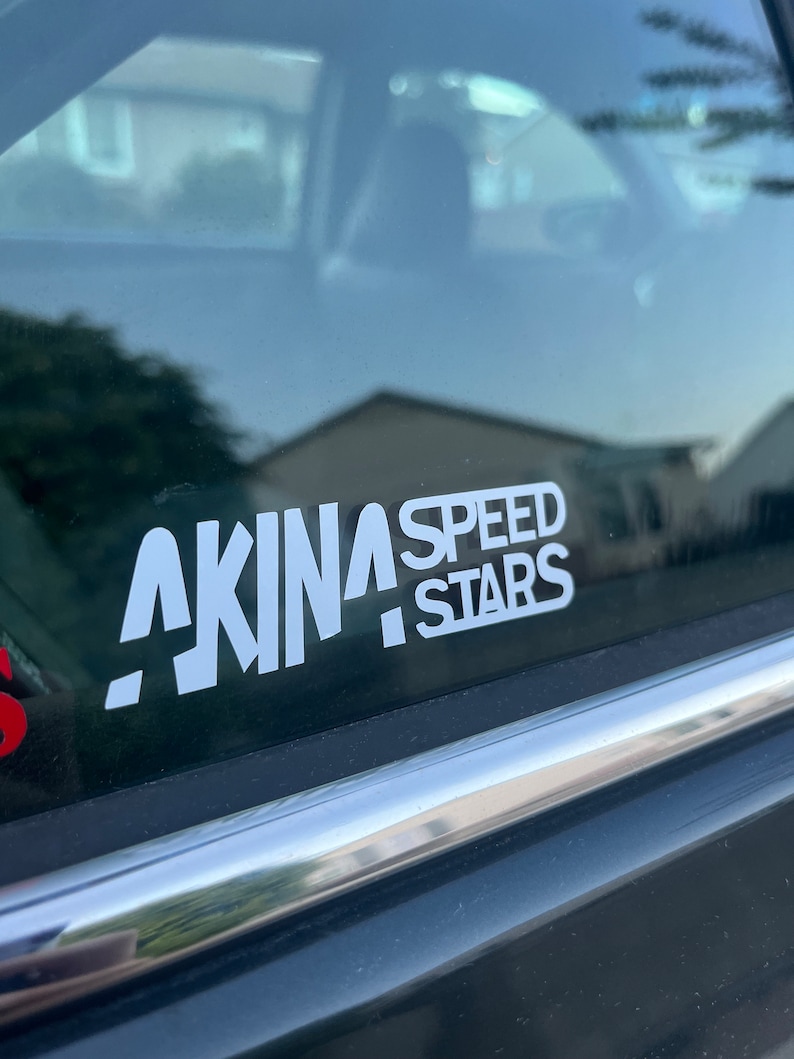 Akina Speed Stars Decal (S, M and L Sizes) - Etsy