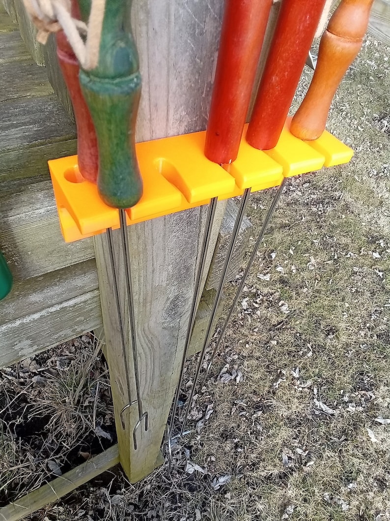 Backyard Firepit Roasting Stick Holder - Etsy