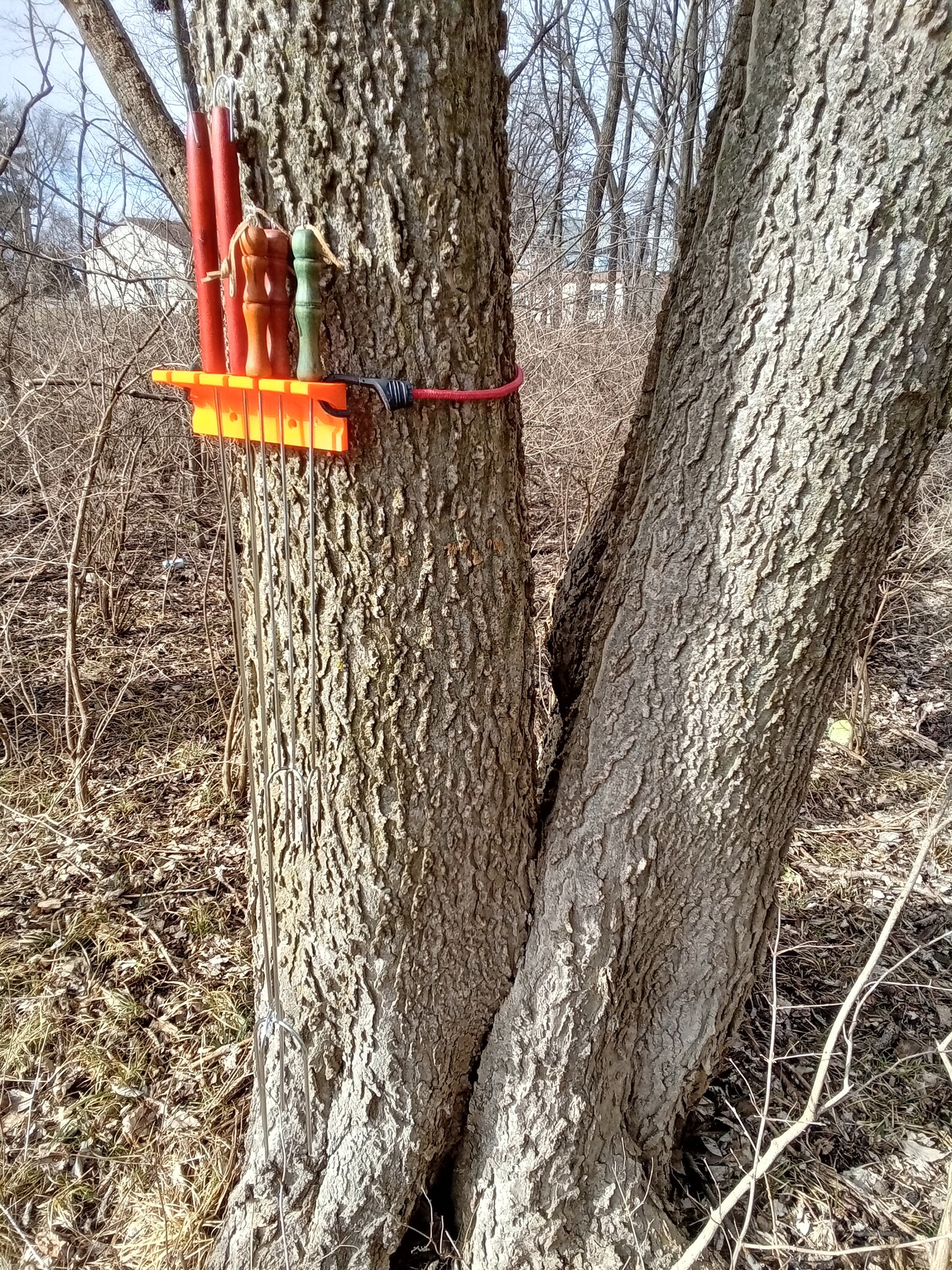 Backyard Firepit Roasting Stick Holder - Etsy