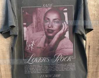 Sade T-shirt Sade Adu Legend Singer Sade Tee - Etsy