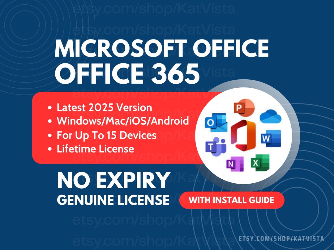 Microsoft Office 365 Account Lifetime Subscription Word, Excel ...