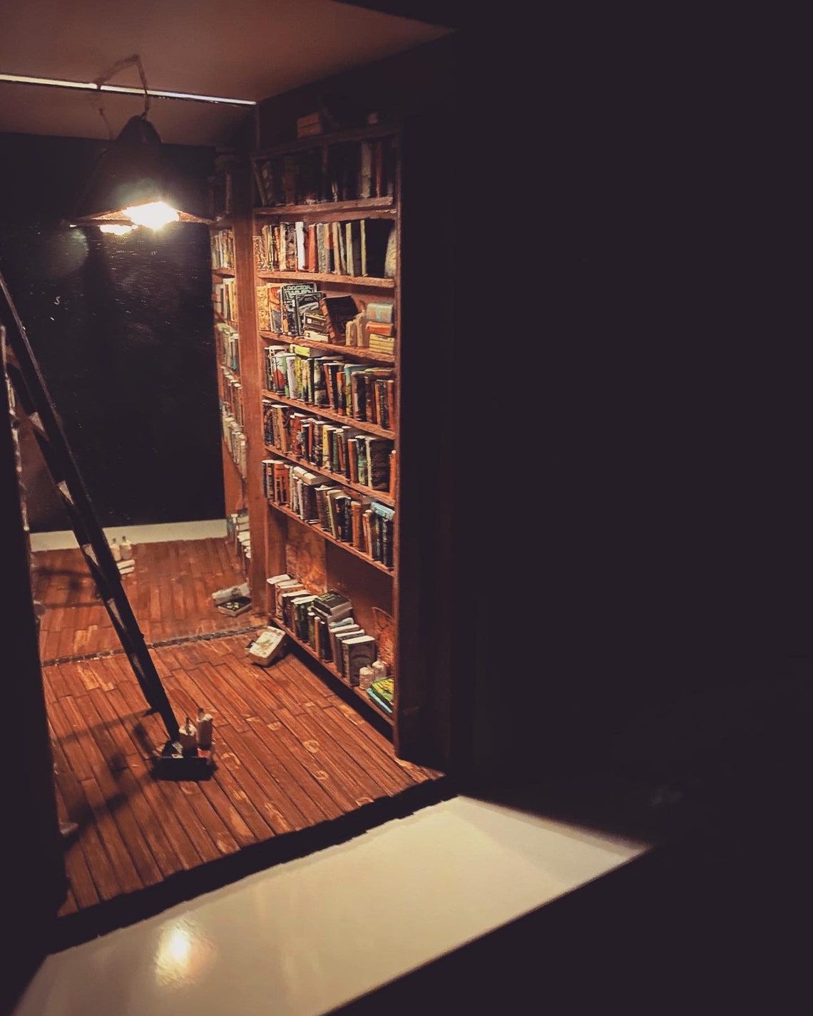 Book Nook Shelf ,miniature Book , Book Shelf, Diorama, - Etsy