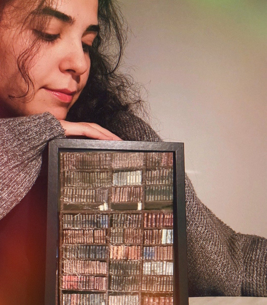Abandoned Book Shelf Frame Diorama, Book Shelf ,shadow Box,miniature ...
