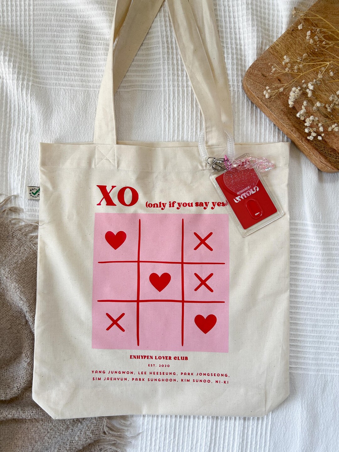 Enhypen Tote Bag XO | Kpop - Etsy