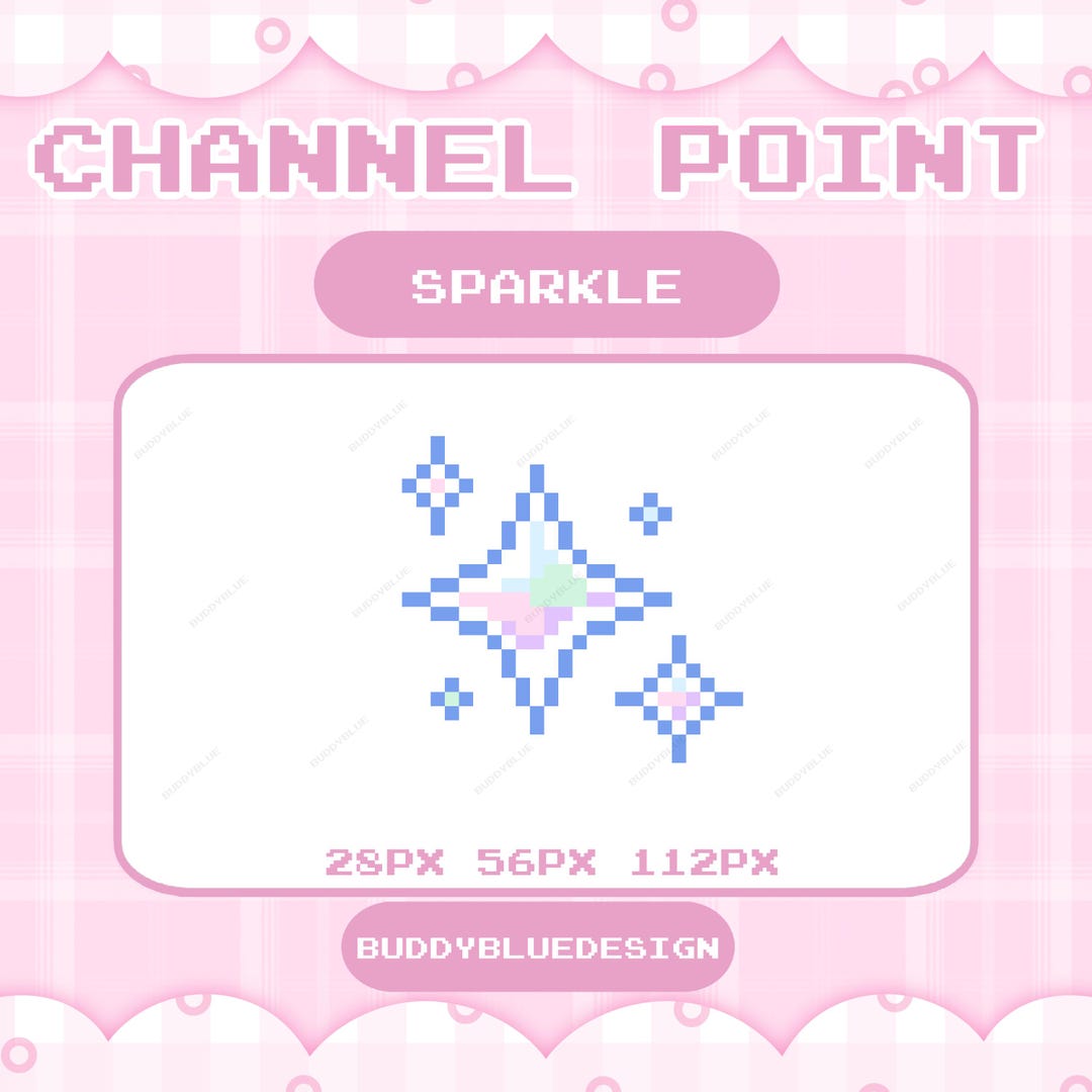Sparkle Bubble Twitch Badges,kawaii Bubble Channel Points,sparkle ...