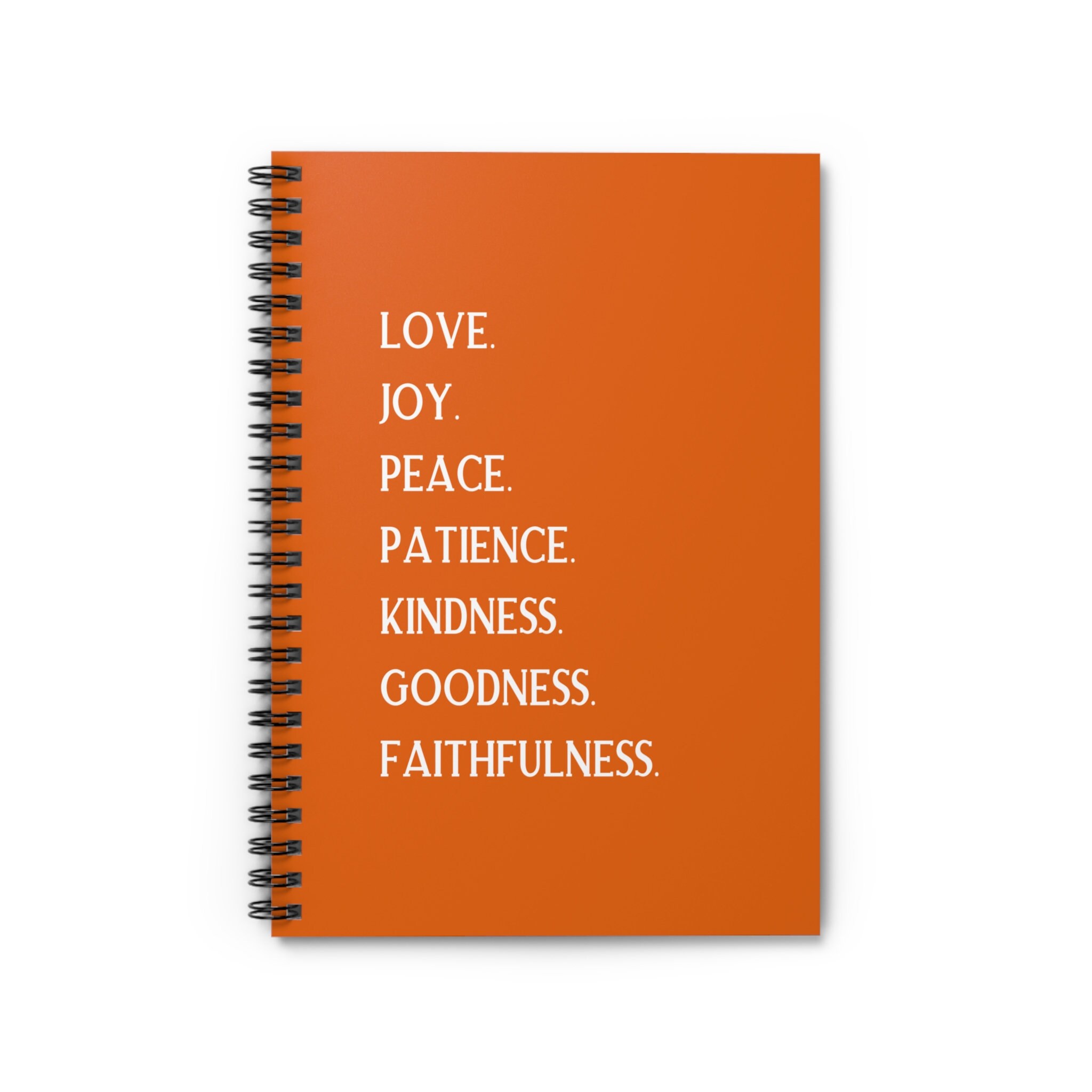 Burnt Umber Fruit of the Spirit Journal Galatians 5:22-23 Journal for ...