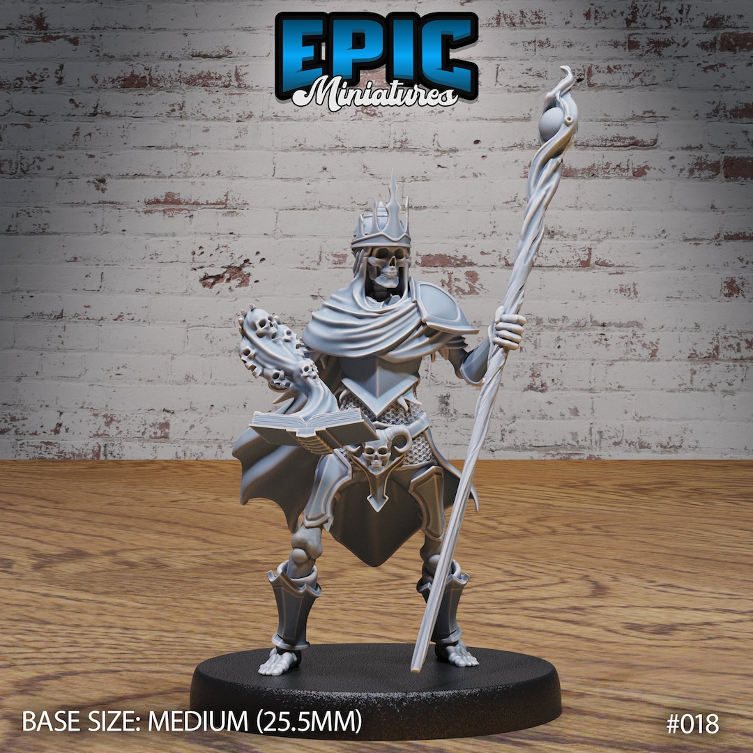 Skeleton Magic Units Undead Army Pack Epic Miniatures 12K Quality - Etsy