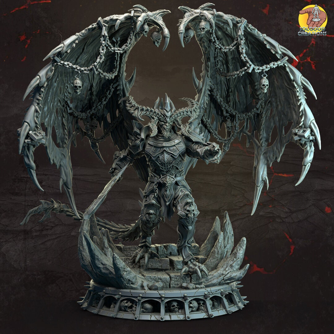 Darkleus, the Dark Demon King 12K Quality - Etsy UK