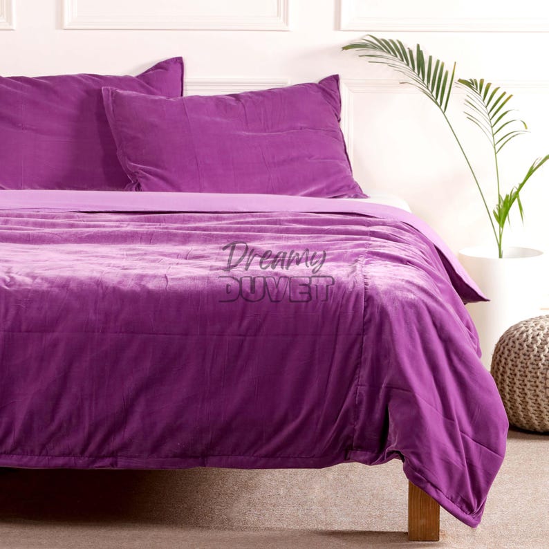 Boho Velvet Duvet Cover Ultra-luxury Bedding Queen Duvet Set, Velvet ...