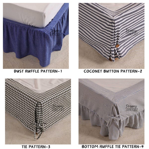 Dust Ruffle Queen - Etsy