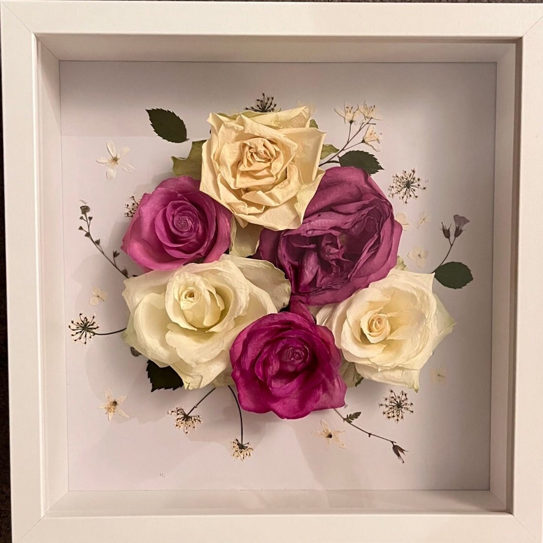 Personalised Preserved Flower Frames - Etsy