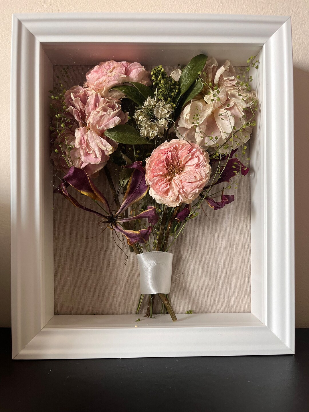 Personalised Preserved Flower Frames - Etsy