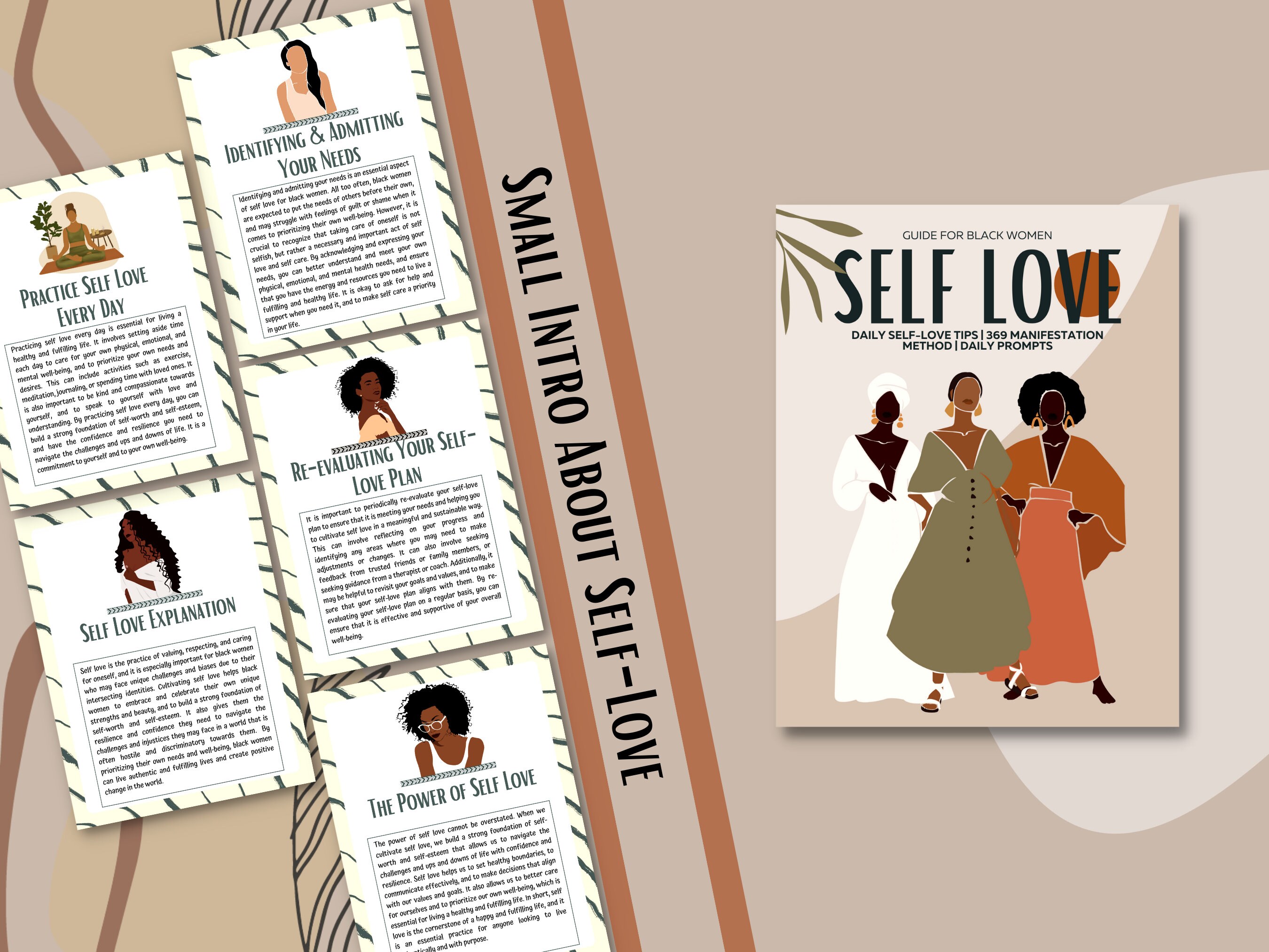 Self Love Planner | Self Love Journal for Black Women | Self Care ...
