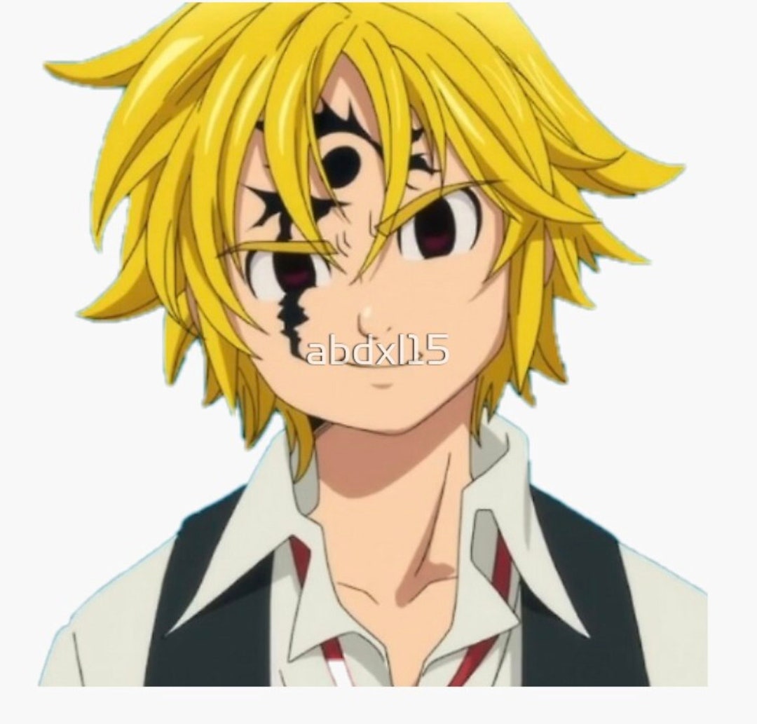 The Seven Deadly Sins Meliodas Sticker Glossy Matte Transparent - Etsy