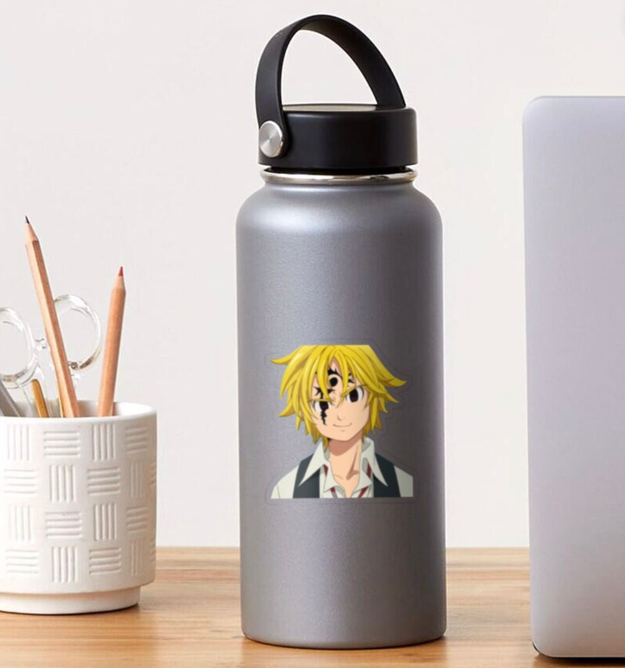 The Seven Deadly Sins Meliodas Sticker Glossy Matte Transparent - Etsy