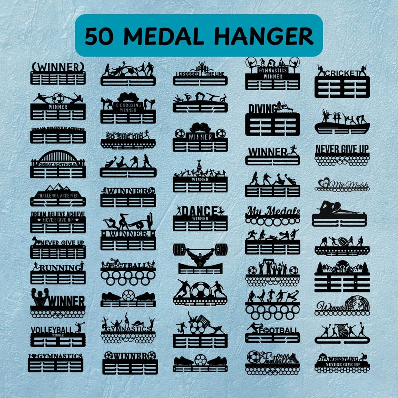 Sports Medal Holder File - Etsy