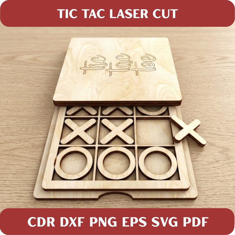 Wooden X and O Board - Etsy