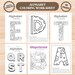 Alphabet Coloring Pages: Preschool Learning (digital Download) - Etsy